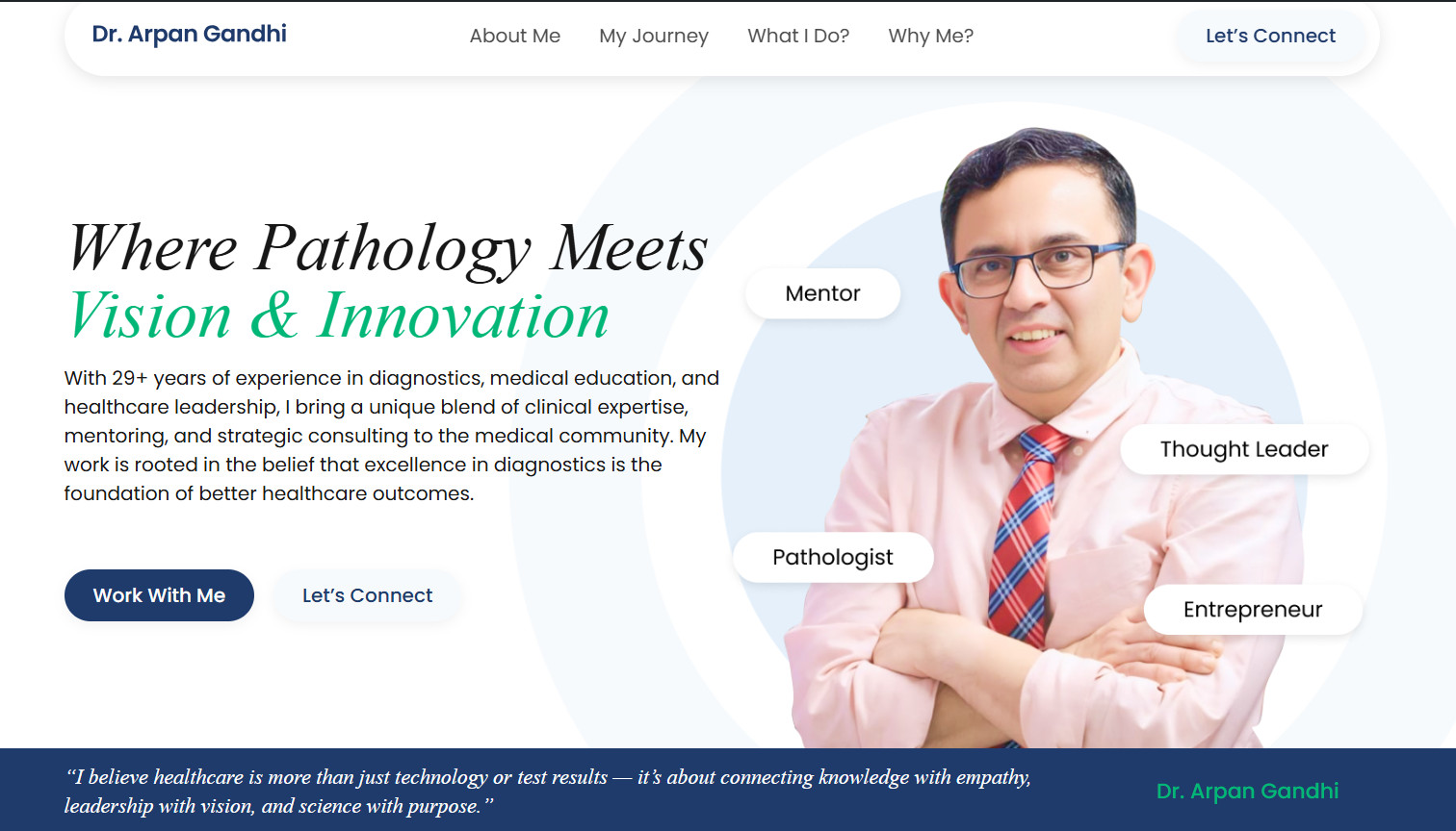 Teaching Portfolio - Dr. Arpan Gandhi | Senior Pathologist & Healthcare ...